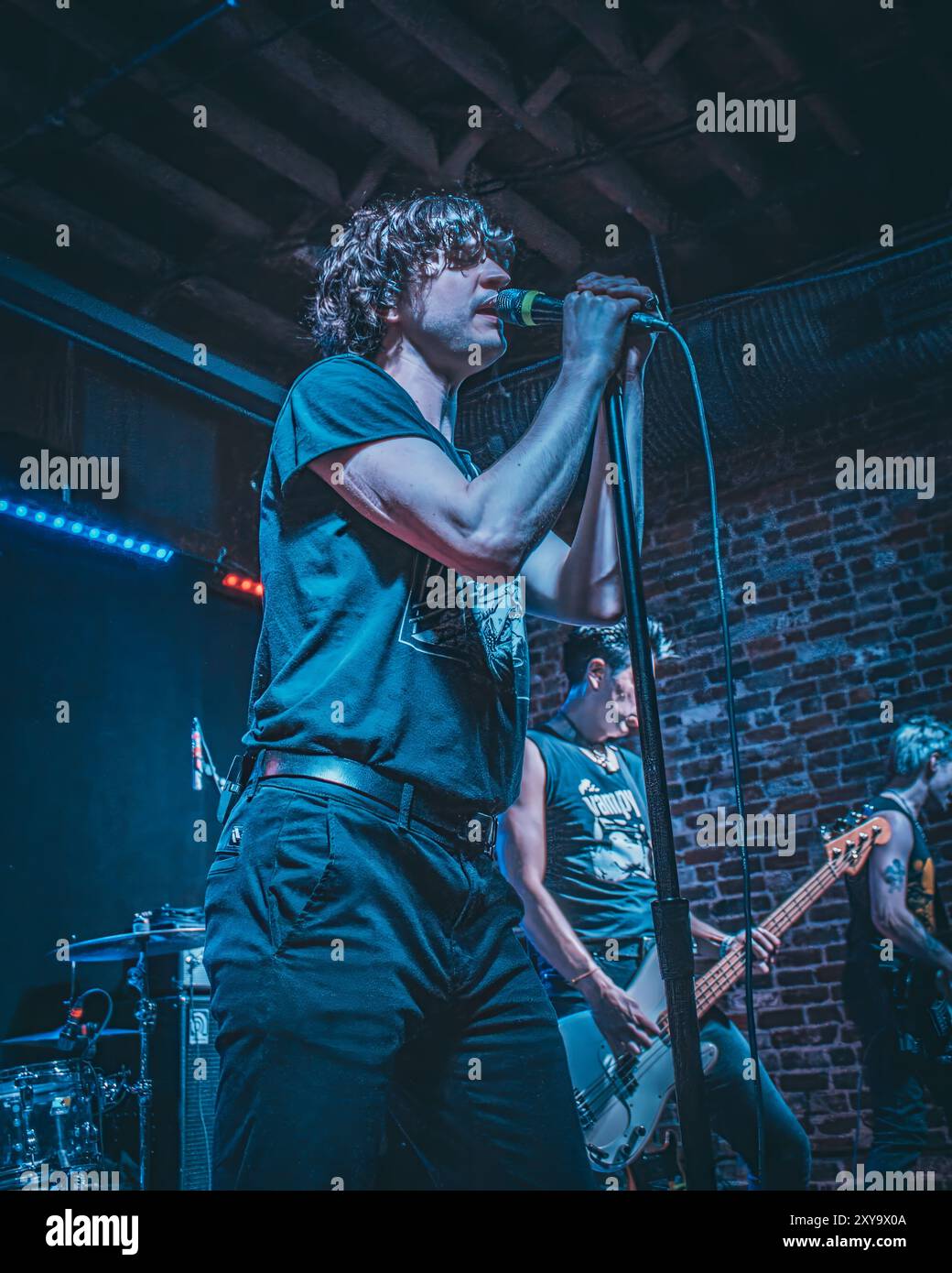 Bad nerves lead singer bobby nerves hi-res stock photography and images ...