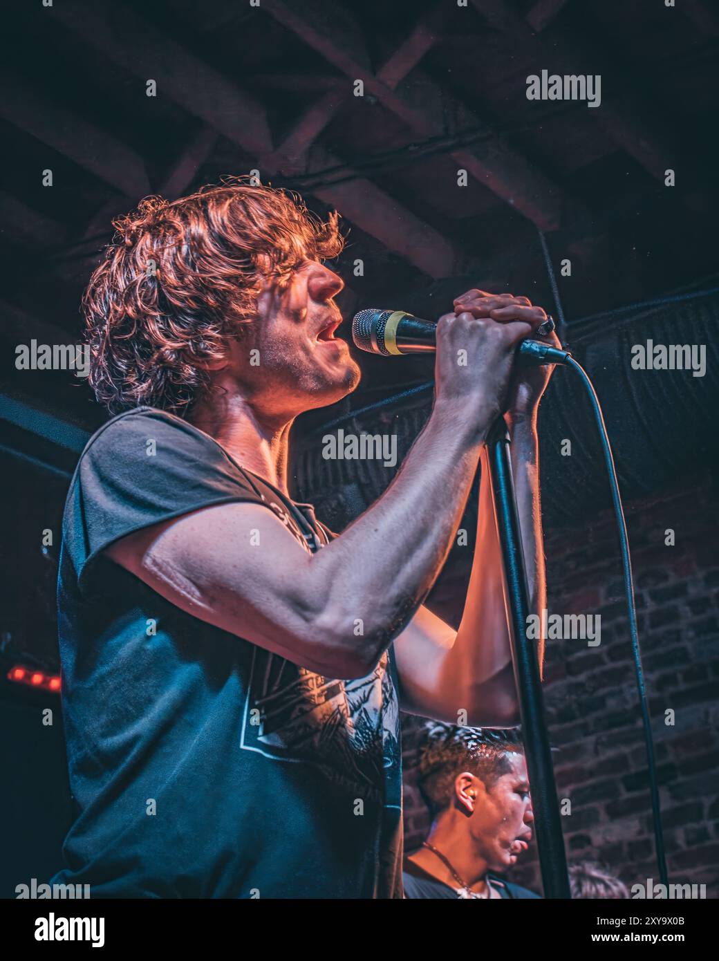 Bad nerves lead singer bobby nerves hi-res stock photography and images ...