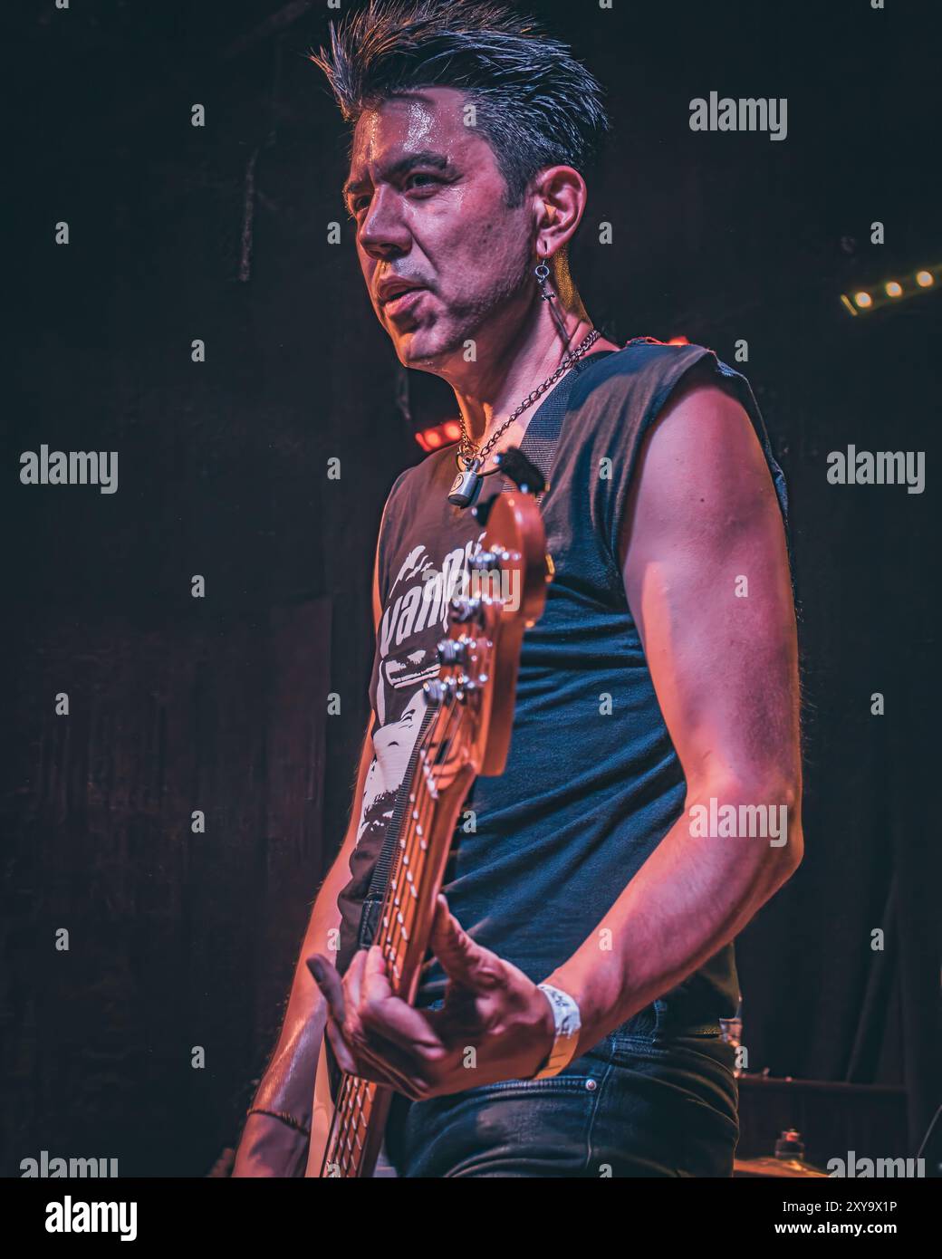 Bad nerves lead singer bobby nerves hi-res stock photography and images ...