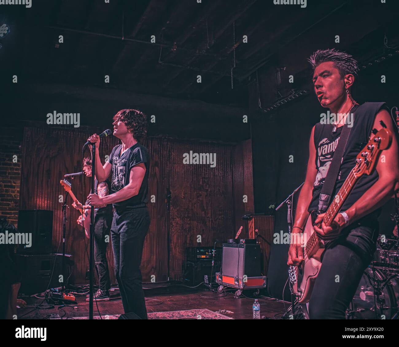 Punk-rock UK band Bad Nerves headlining with lead singer Bobby Nerves ...