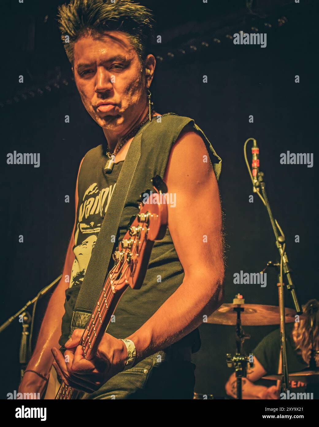 Bad nerves lead singer bobby nerves hi-res stock photography and images ...