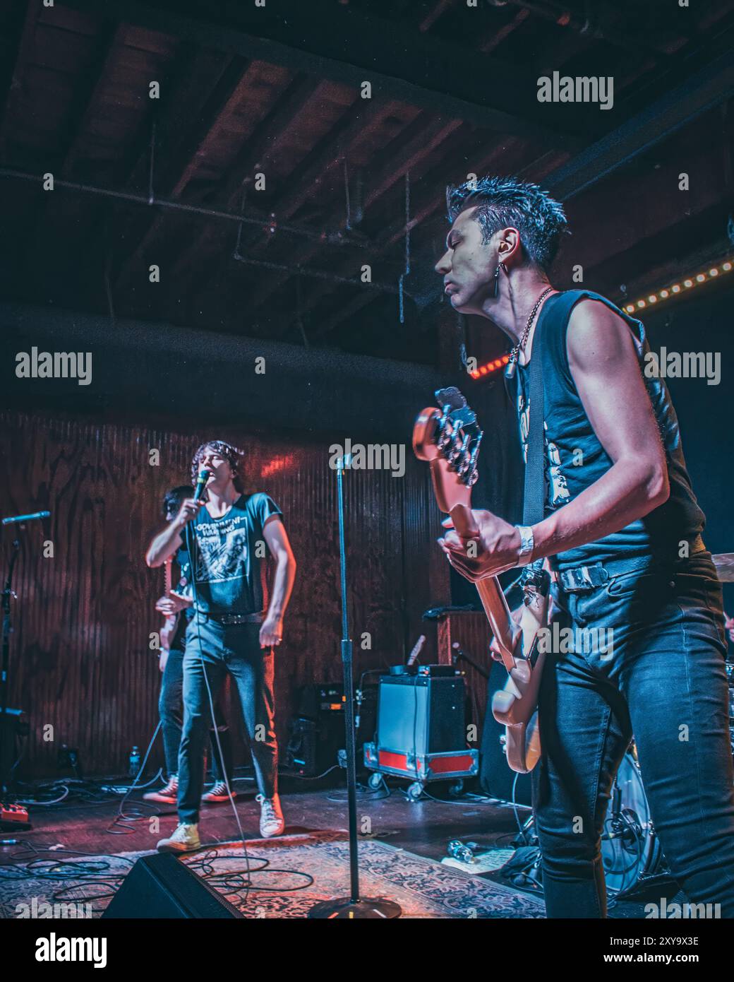 Bad nerves lead singer bobby nerves hi-res stock photography and images ...