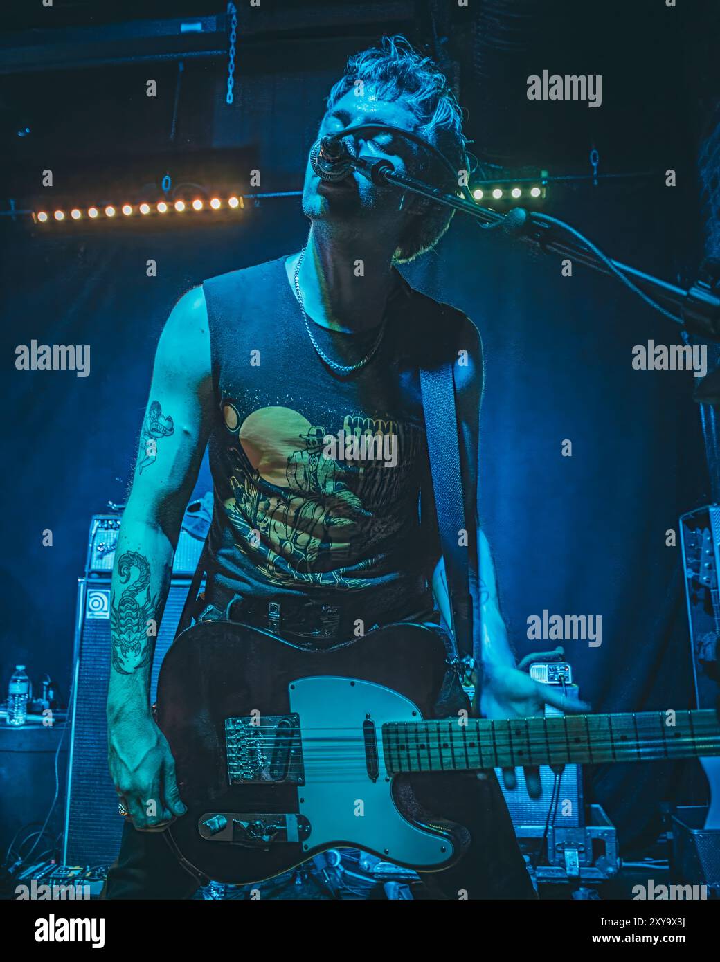 Bad nerves lead singer bobby nerves hi-res stock photography and images ...