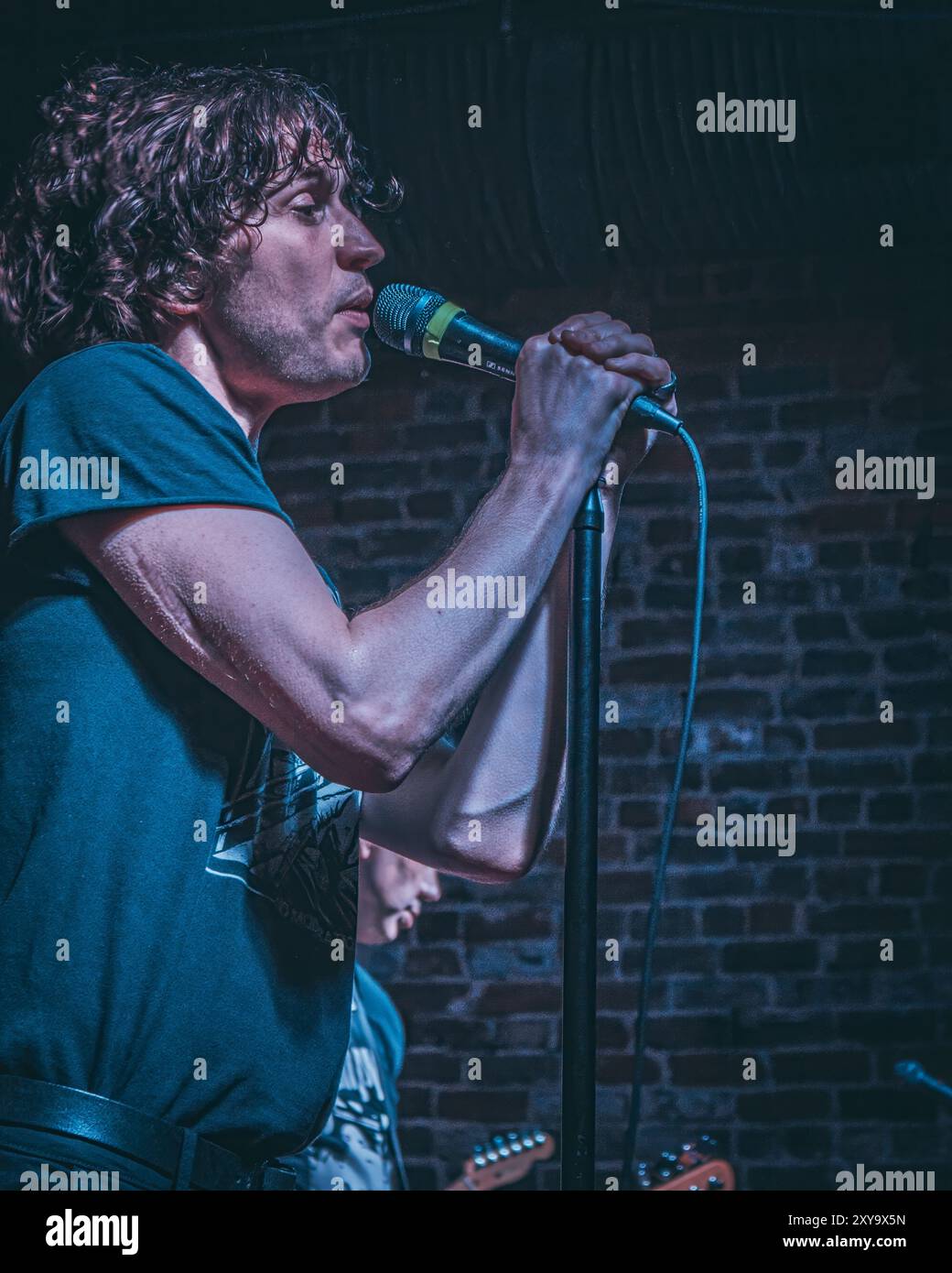 Bad nerves lead singer bobby nerves hi-res stock photography and images ...