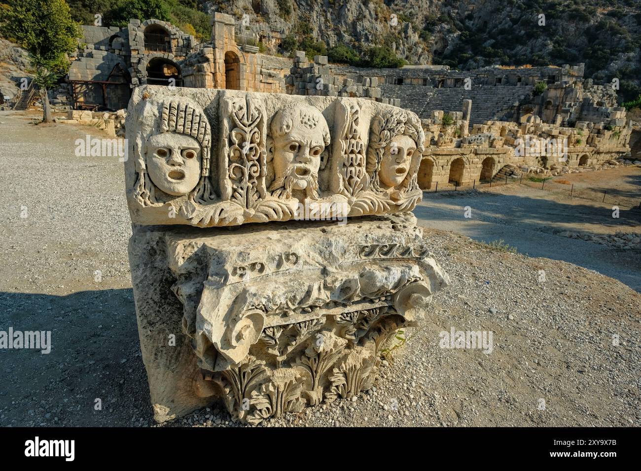 Demre, Turkey - August 24, 2024: Ruins of Myra Ancient City in Demre, Turkey Stock Photo - Alamy