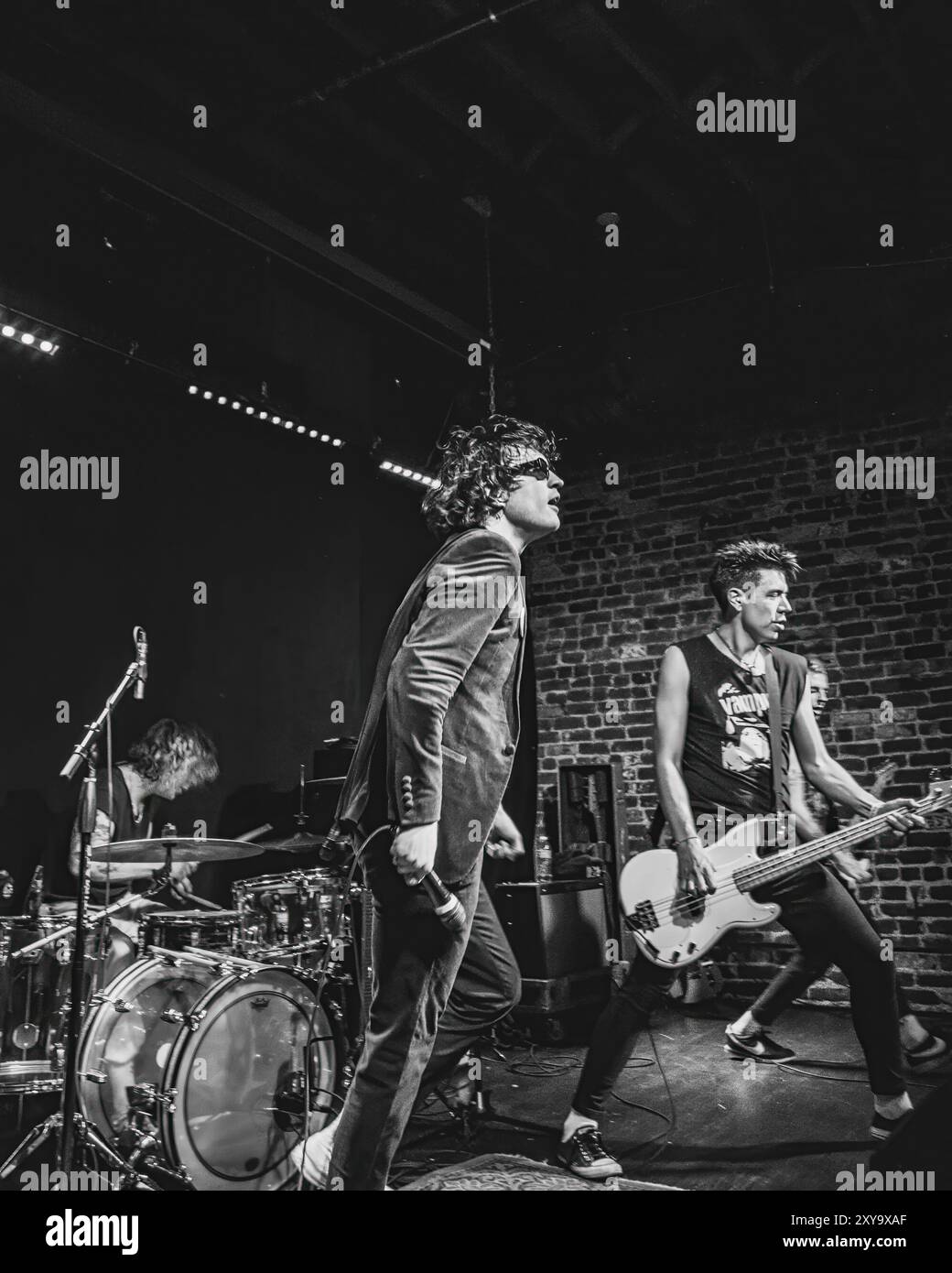 Punk-rock UK band Bad Nerves headlining with lead singer Bobby Nerves ...