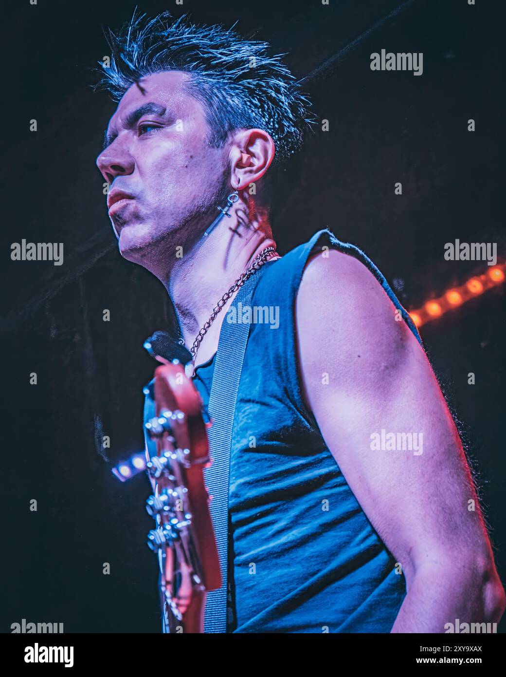 Punk-rock UK band Bad Nerves headlining with lead singer Bobby Nerves ...