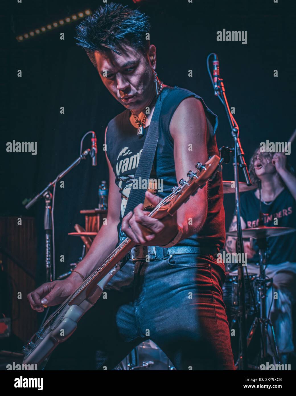 Bad nerves lead singer bobby nerves hi-res stock photography and images ...