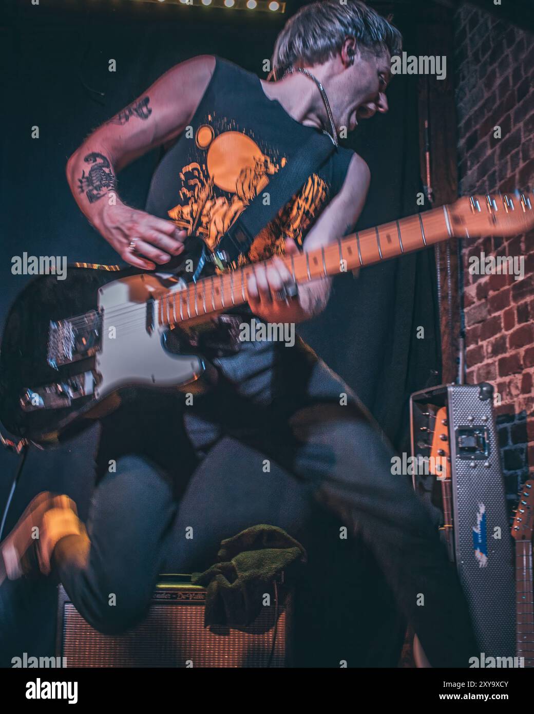 Bad nerves lead singer bobby nerves hi-res stock photography and images ...