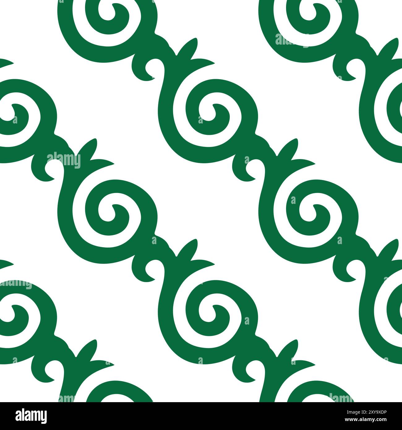 Floral pattern Tatar Native Ornamental border with tulips. Culture of ...