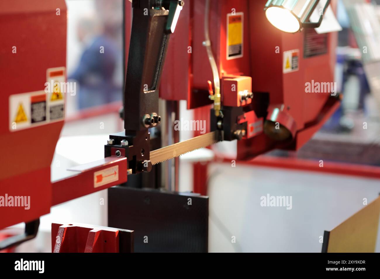 Automatic metal cutting band saw machine hi-res stock photography and ...