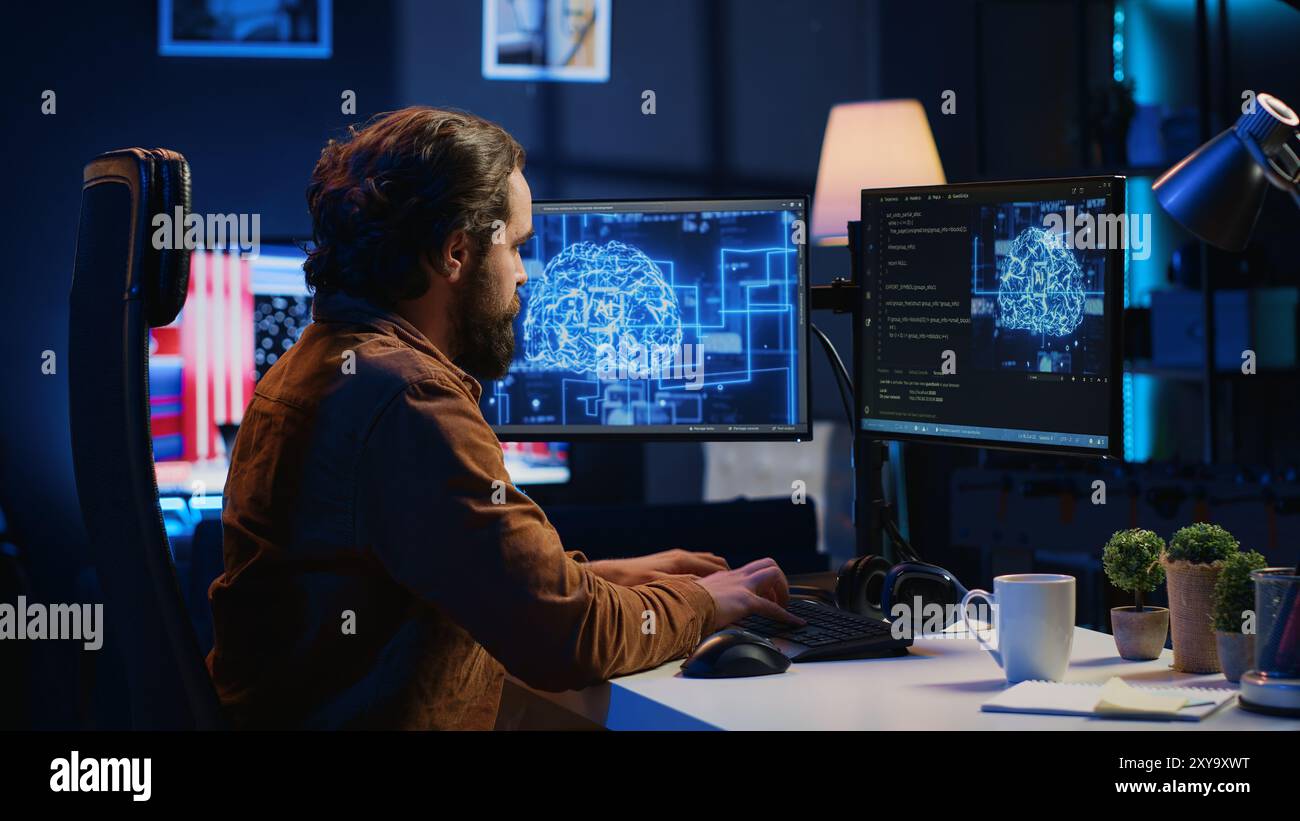 Multimonitor setup hi-res stock photography and images - Alamy