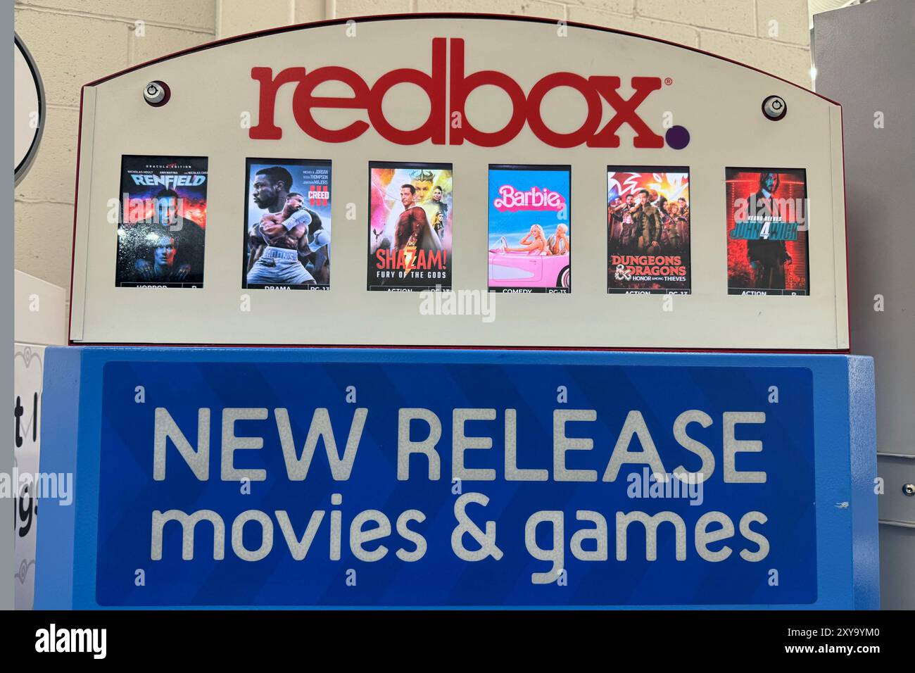A Redbox kiosk at Walmart, Tuesday, July 16, 2024, in Rosemead, Calif ...