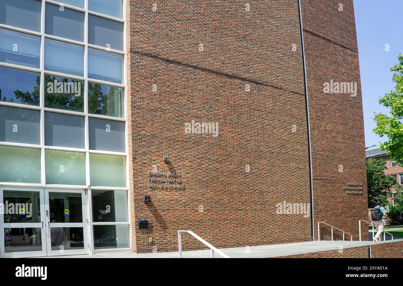 Gordon McKay Laboratory of Applied Science, building exterior, Harvard ...