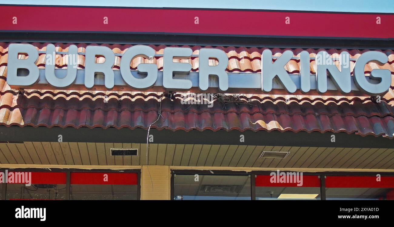 Burger King in California Stock Photo - Alamy