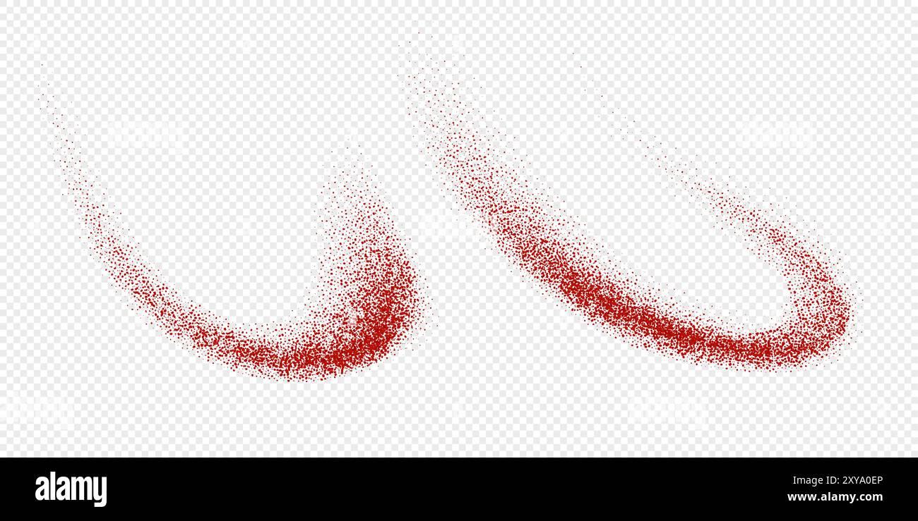 Chili powder splash, dried pepper explosion, flying spicy paprika burst ...