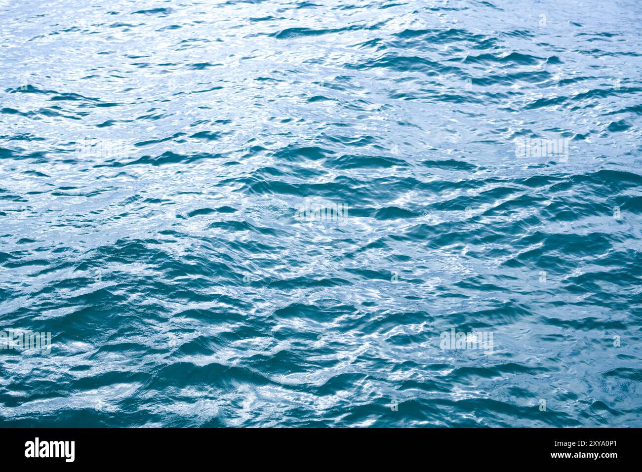 Blue water reflection. Blue ocean wave. Summer sea. Sea surface. Blue ...