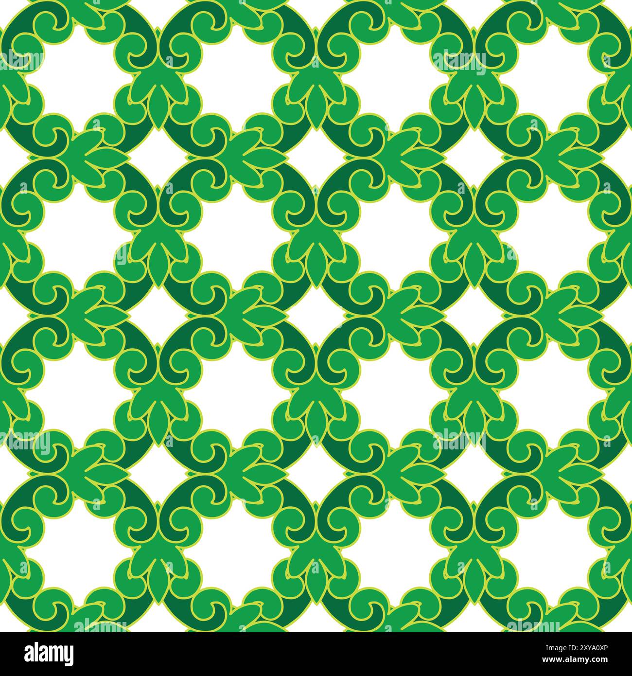 Real Tatar seamless pattern. Islamic floral geometry. Culture of the ...