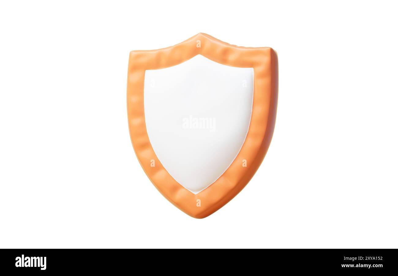 Inflatable balloon shield, 3d rendering. 3D illustration Stock Photo ...
