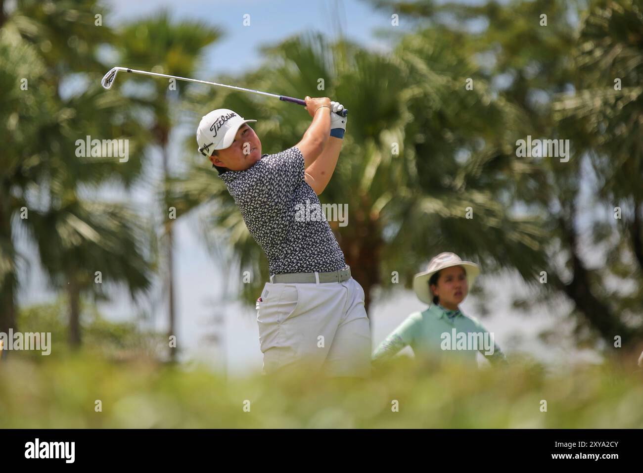 Kuala Lumpur, Malaysia. 28th Aug, 2024. Holly Victoria Halim takes a ...
