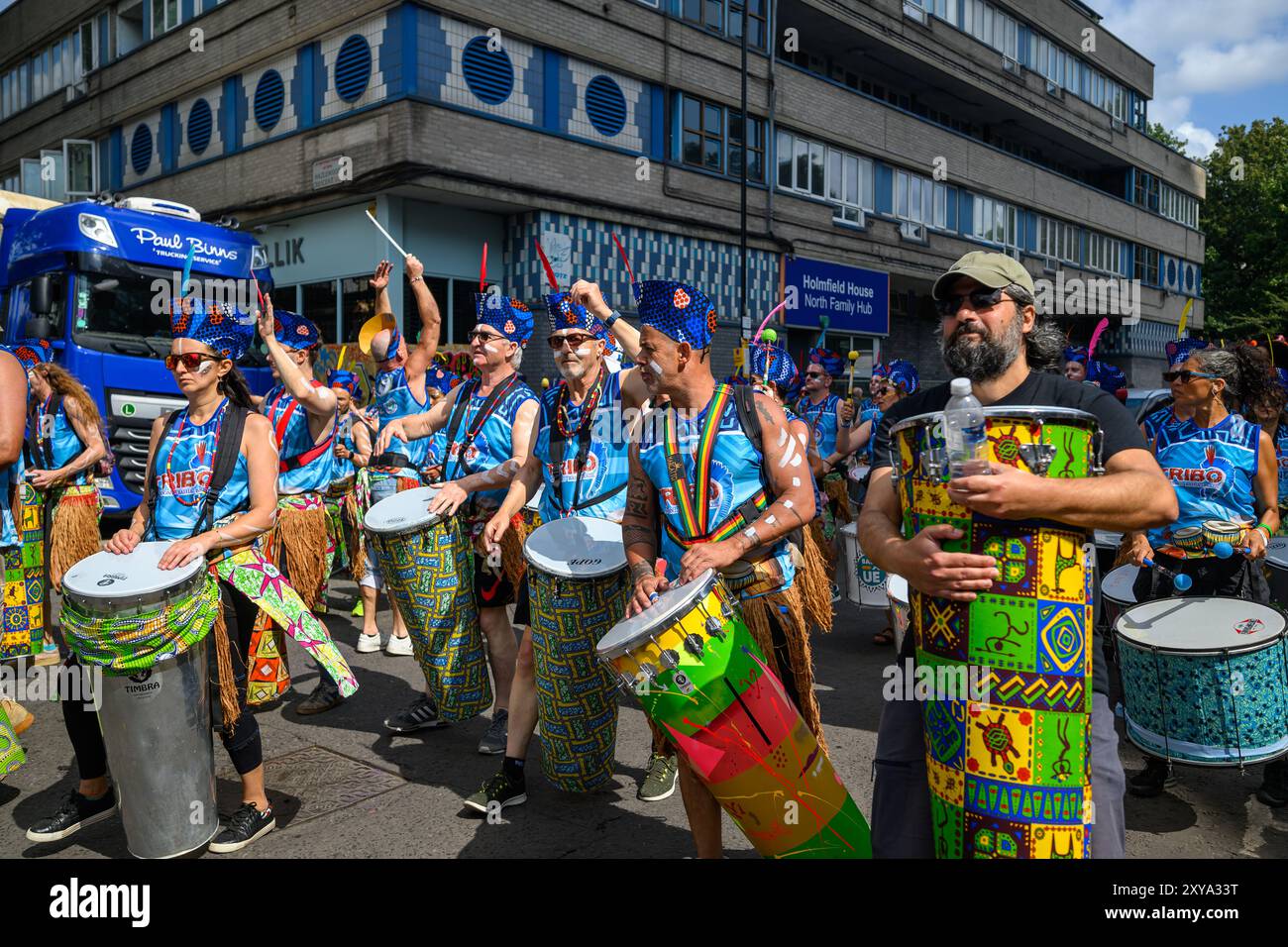 London, UK, 26th August 2024, The crowds filled the streets of Notting ...