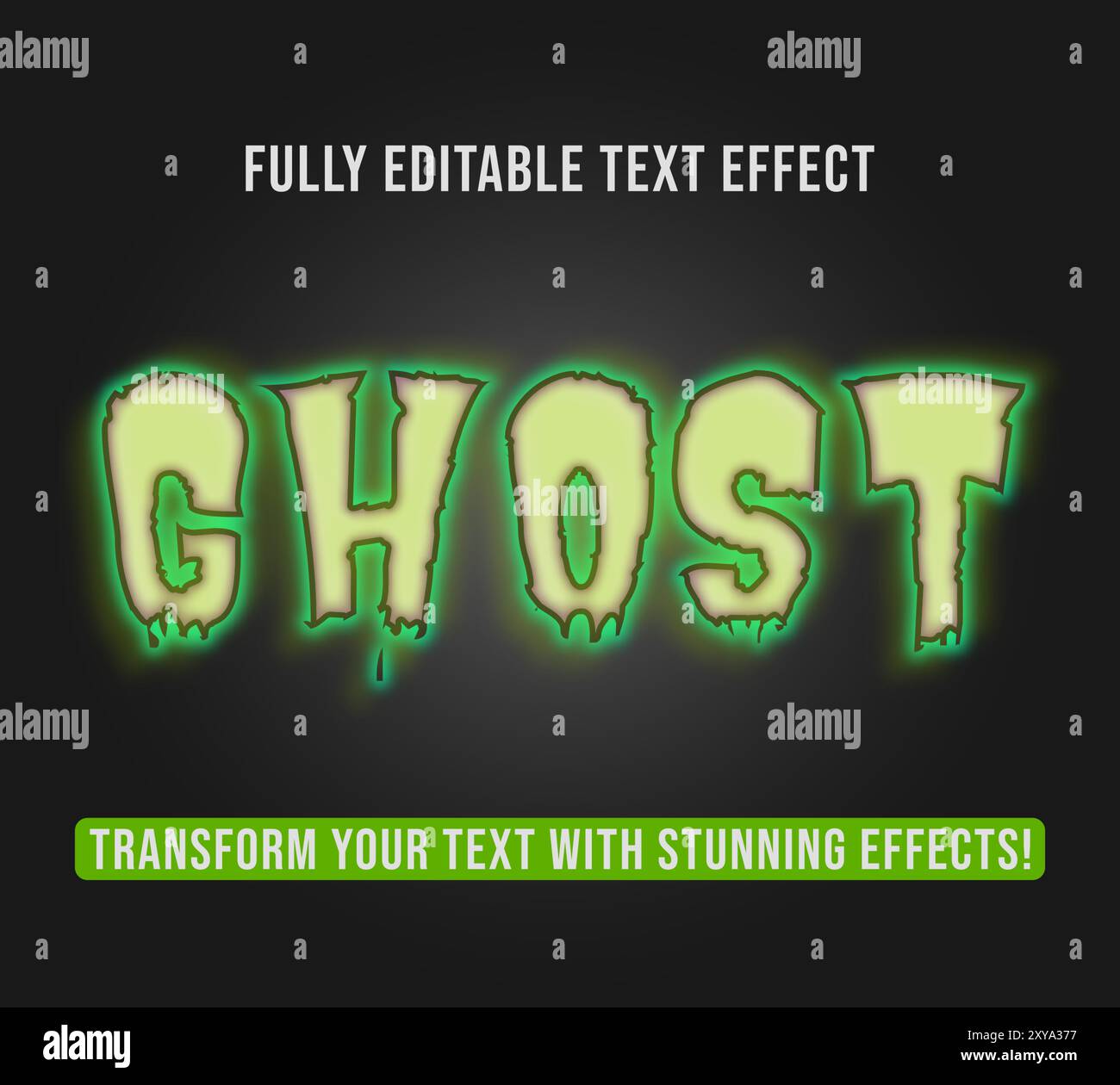 Editable text effects with Ghost theme, Customizable and Ready to Use ...