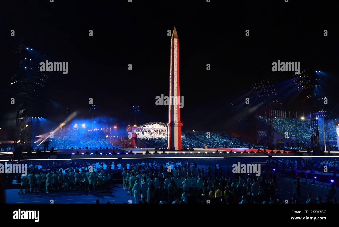 The opening ceremony of Paris Paralympics is held at Place de la ...