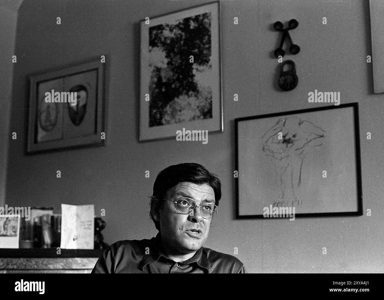 Uruguayan-Argentine carcaturist and visual artist Hermenegildo Sábat ...