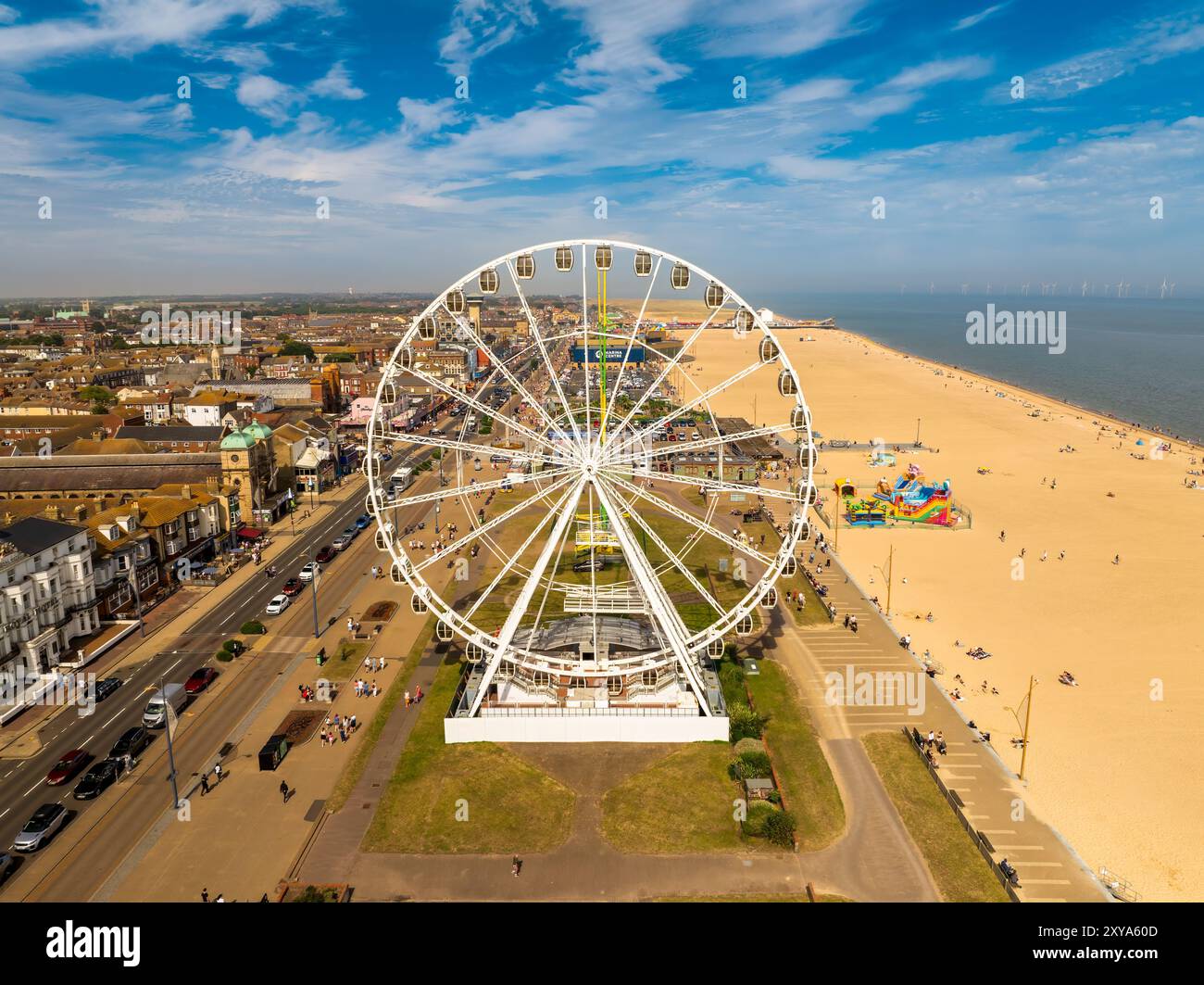 Great Yarmouth Seafront and Fireworks Stock Photo - Alamy