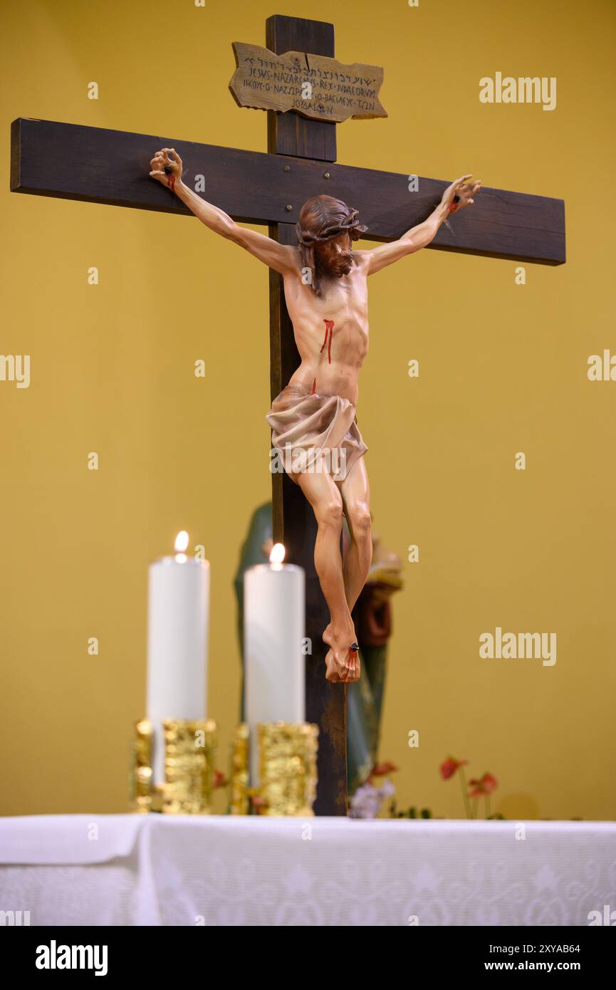 Veneration of the Holy Cross after Holy Mass in St James Church in ...