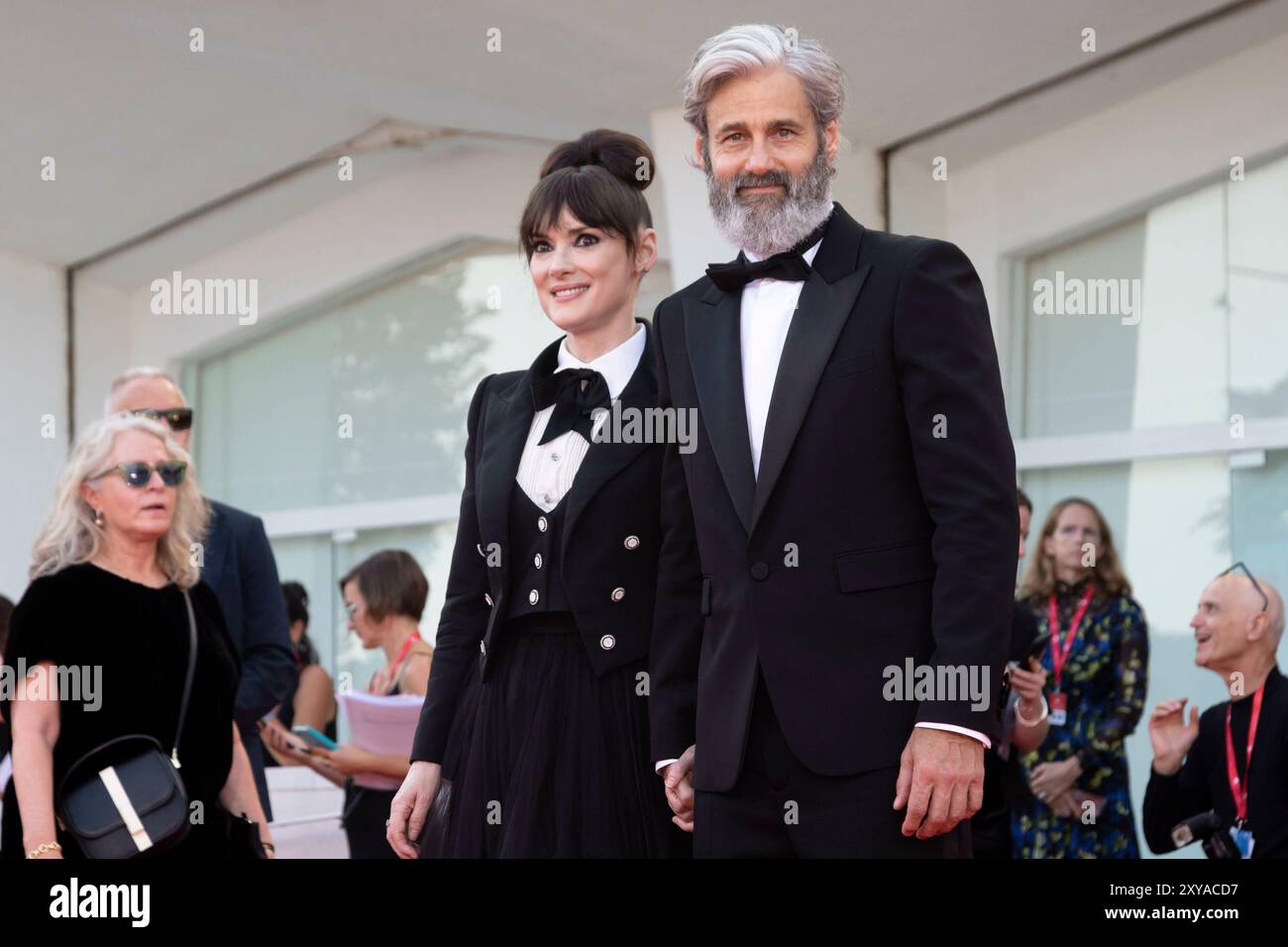Venice, Italien. 28th Aug, 2024. Winona Ryder and Scott Mackinlay Hahn ...