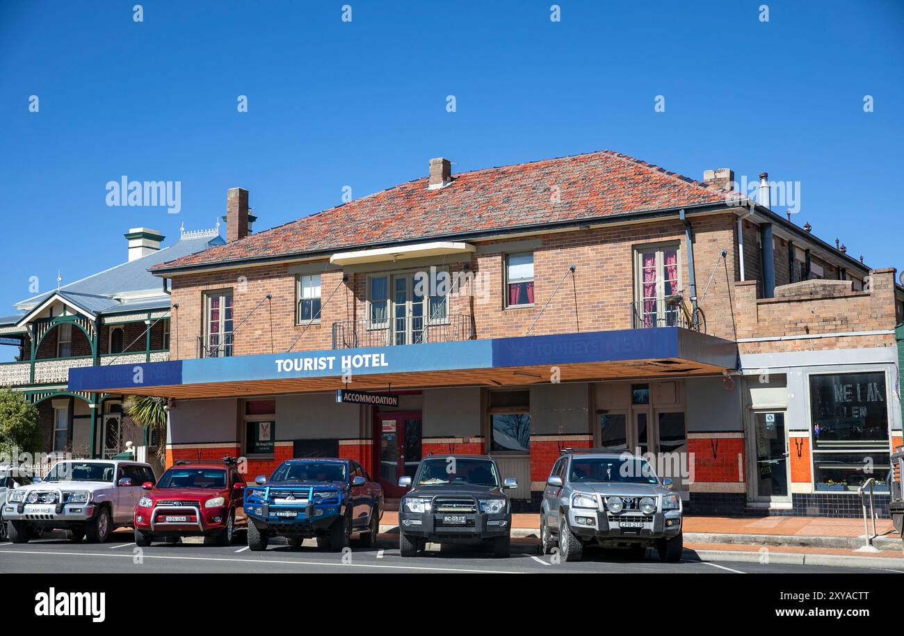 Australian pub, The Tourist Hotel public house and bar in Oberon, an ...