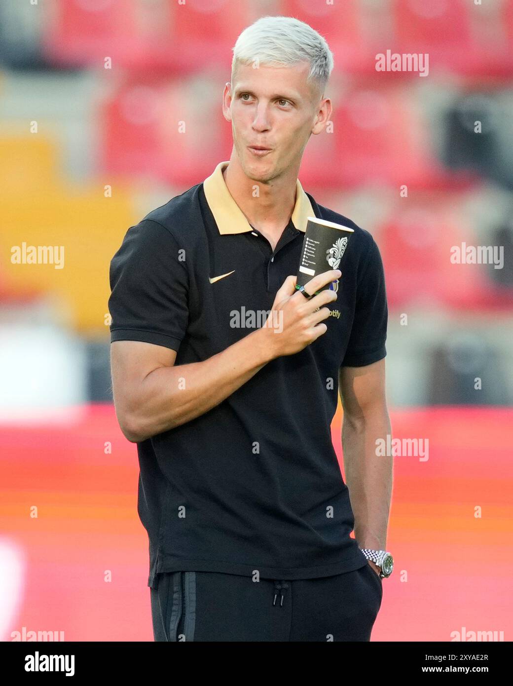 Dani Olmo of FC Barcelona during the La Liga EA Sports match between ...