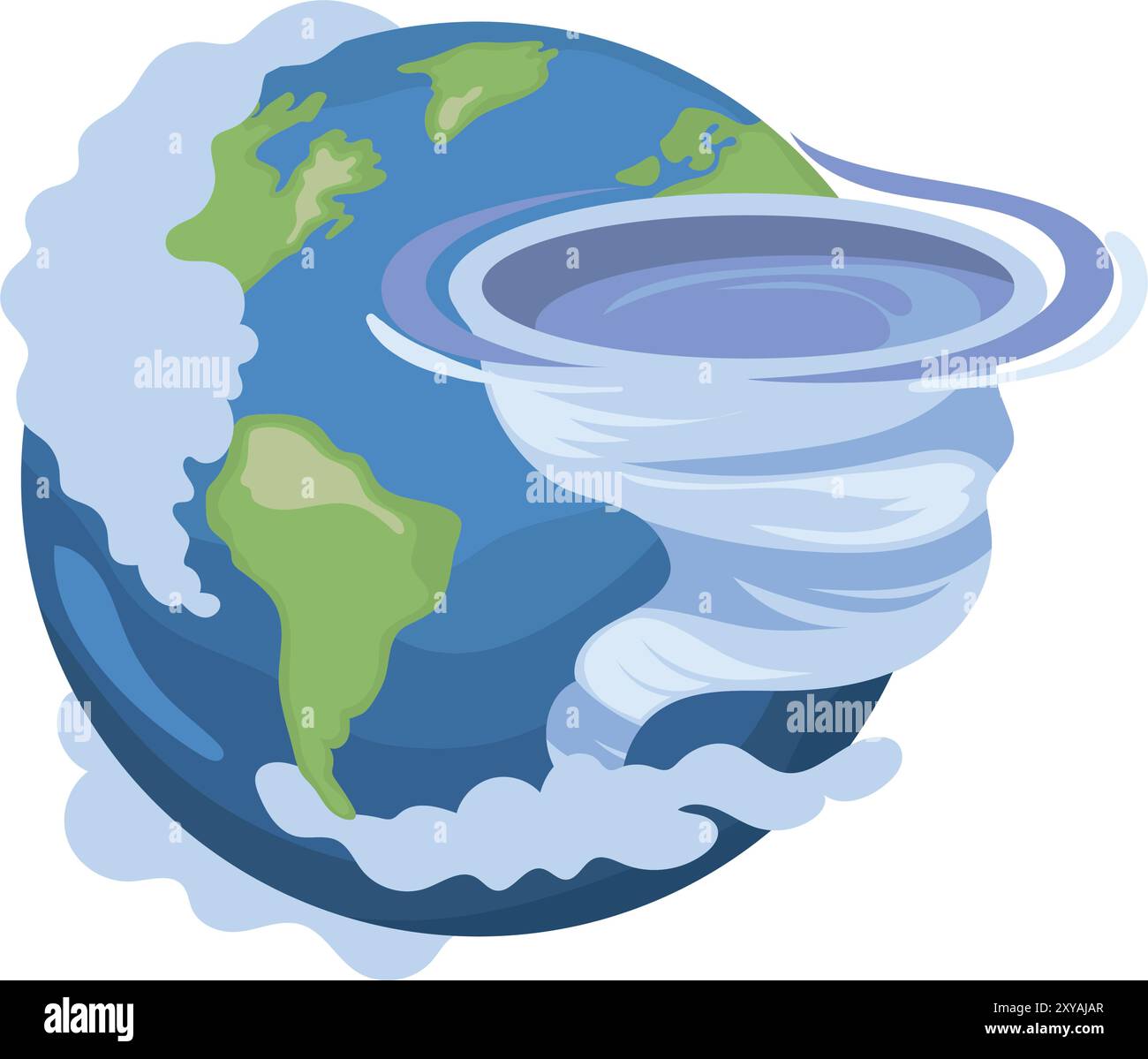 global warming extreme weather event tornados Stock Vector Image & Art ...