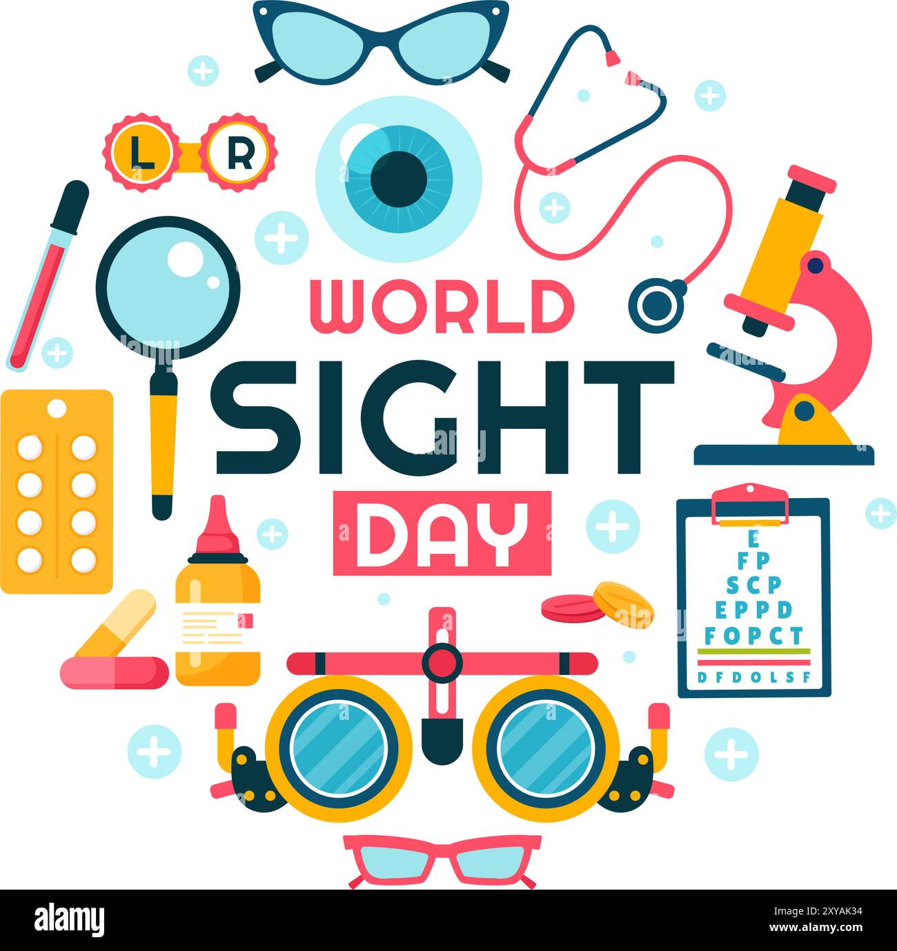 Health glaucoma Stock Vector Images - Alamy