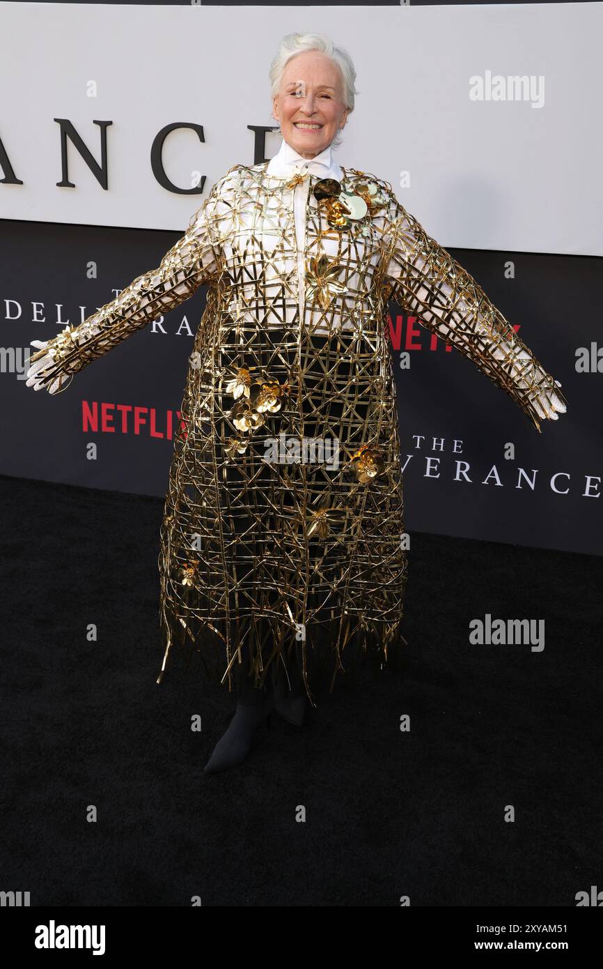 Los Angeles, Ca. 28th Aug, 2024. Glenn Close at the Netflix Premiere of ...
