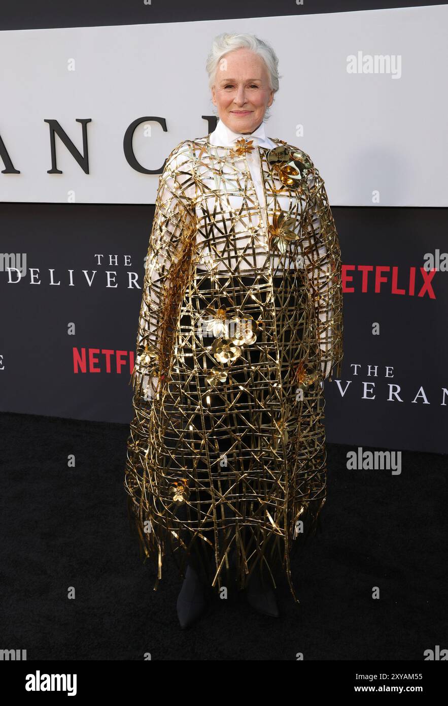 Los Angeles, Ca. 28th Aug, 2024. Glenn Close at the Netflix Premiere of ...