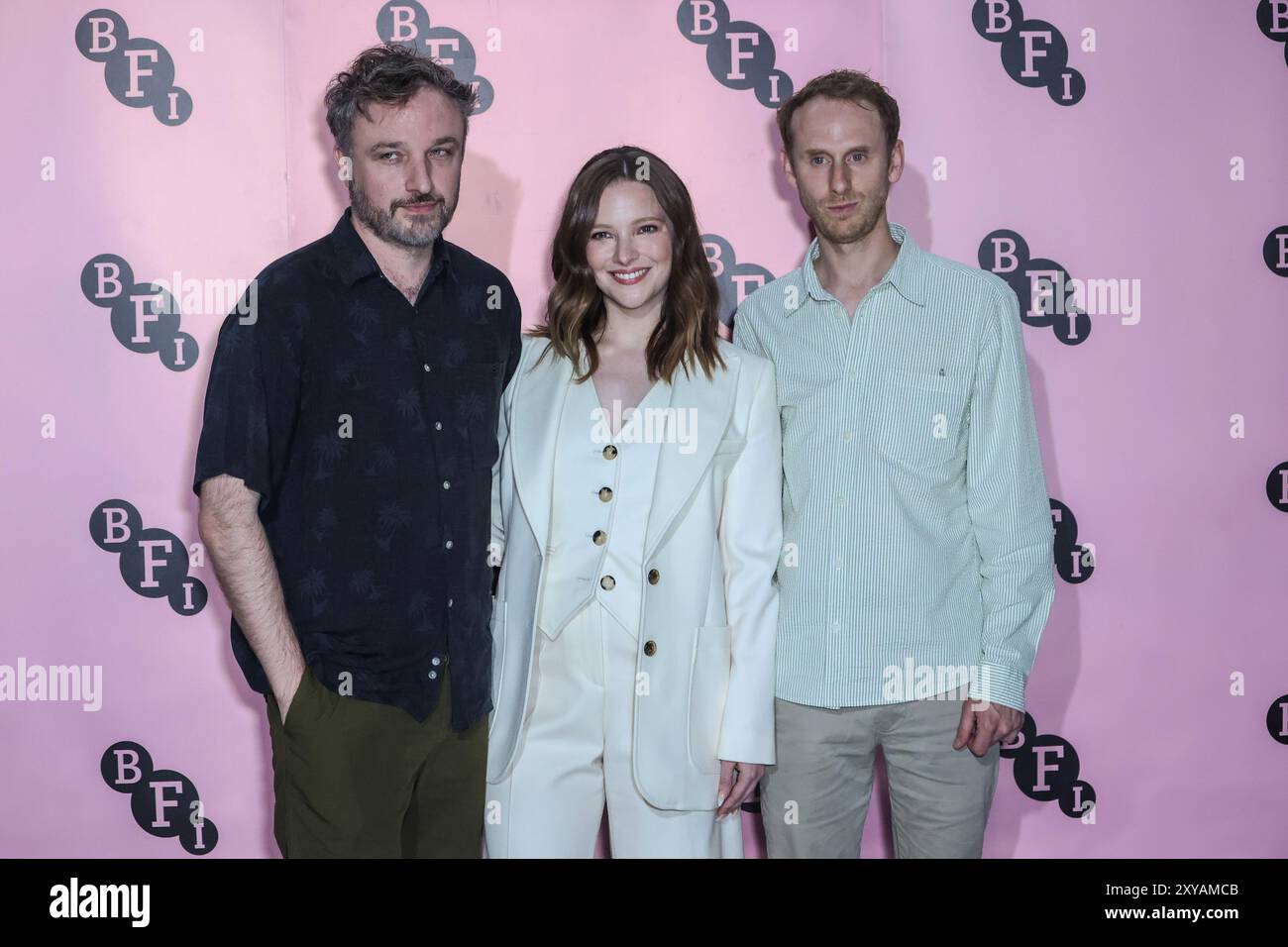 London, UK. 28th Aug, 2024. Daniel Kokotajlo, Morfydd Clark and Robert ...
