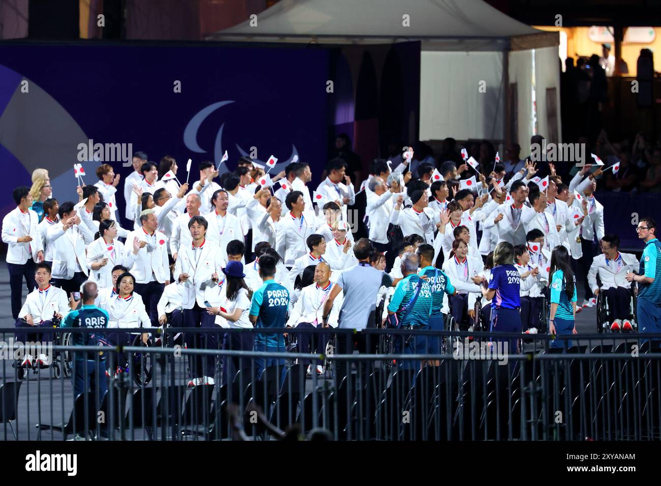 Japan Delegation (JPN), AUGUST 28, 2024 : The Paris 2024 Paralympic Games Opening Ceremony at La ...