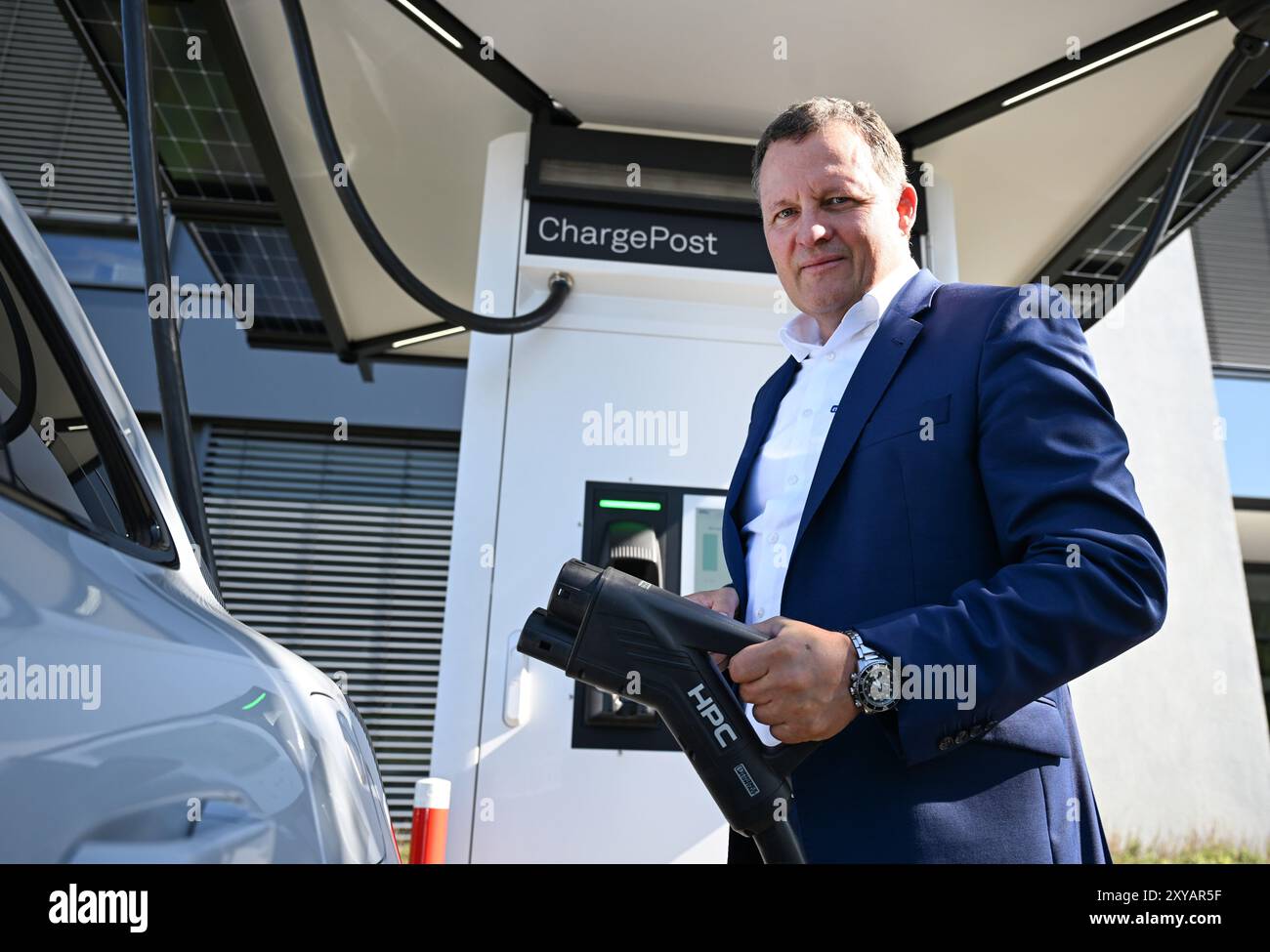 28 August 2024, Baden-Württemberg, Nürtingen: Thomas Speidel, founder ...