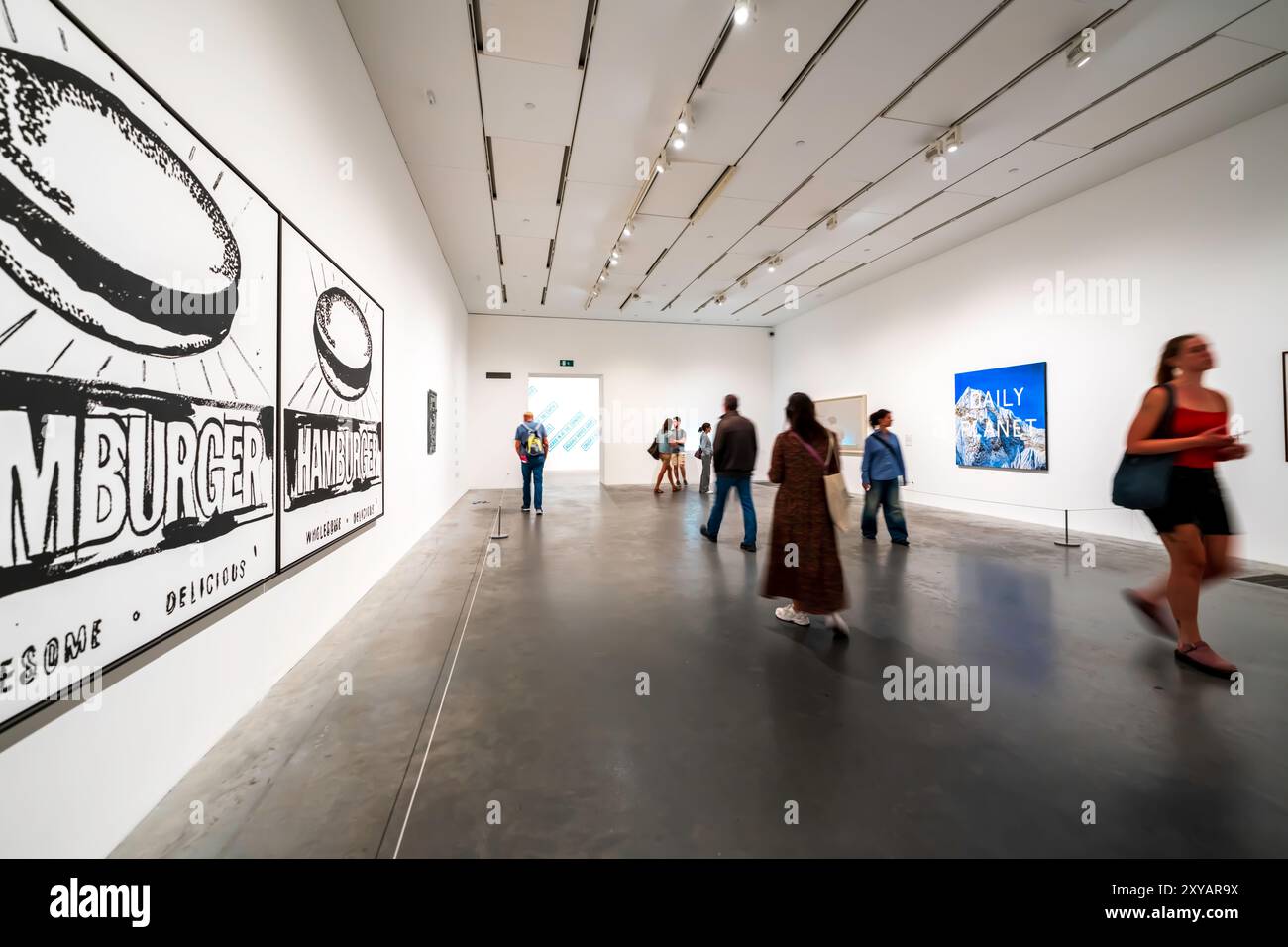 Inside London Tate Modern art museum gallery, a contemporary art museum ...
