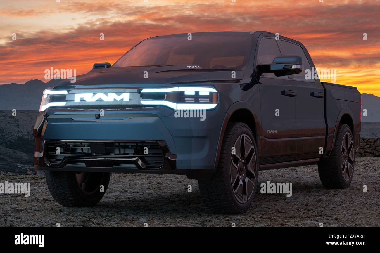 RAM 1500 REV: Pickup with record-breaking battery capacity and range ...