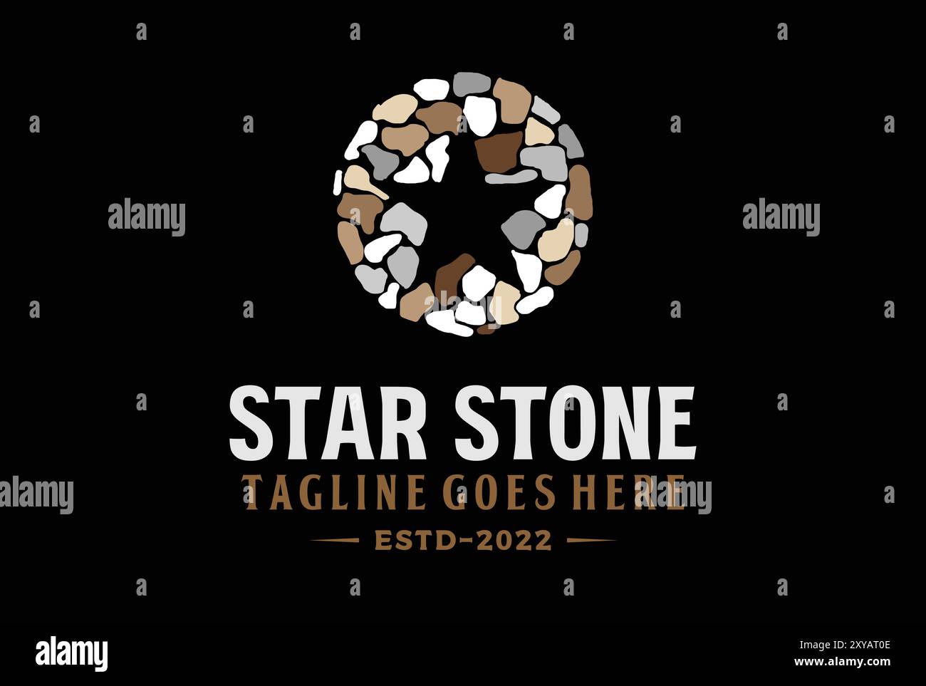 Circle Circular Round Star Rock Stone for Health Yoga Wellness ...