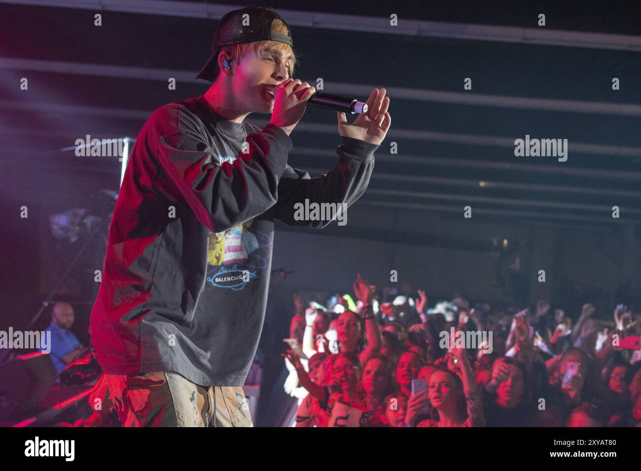 DORTMUND, Germany, December 1st 2018: Mike Singer (*2000, German singer ...