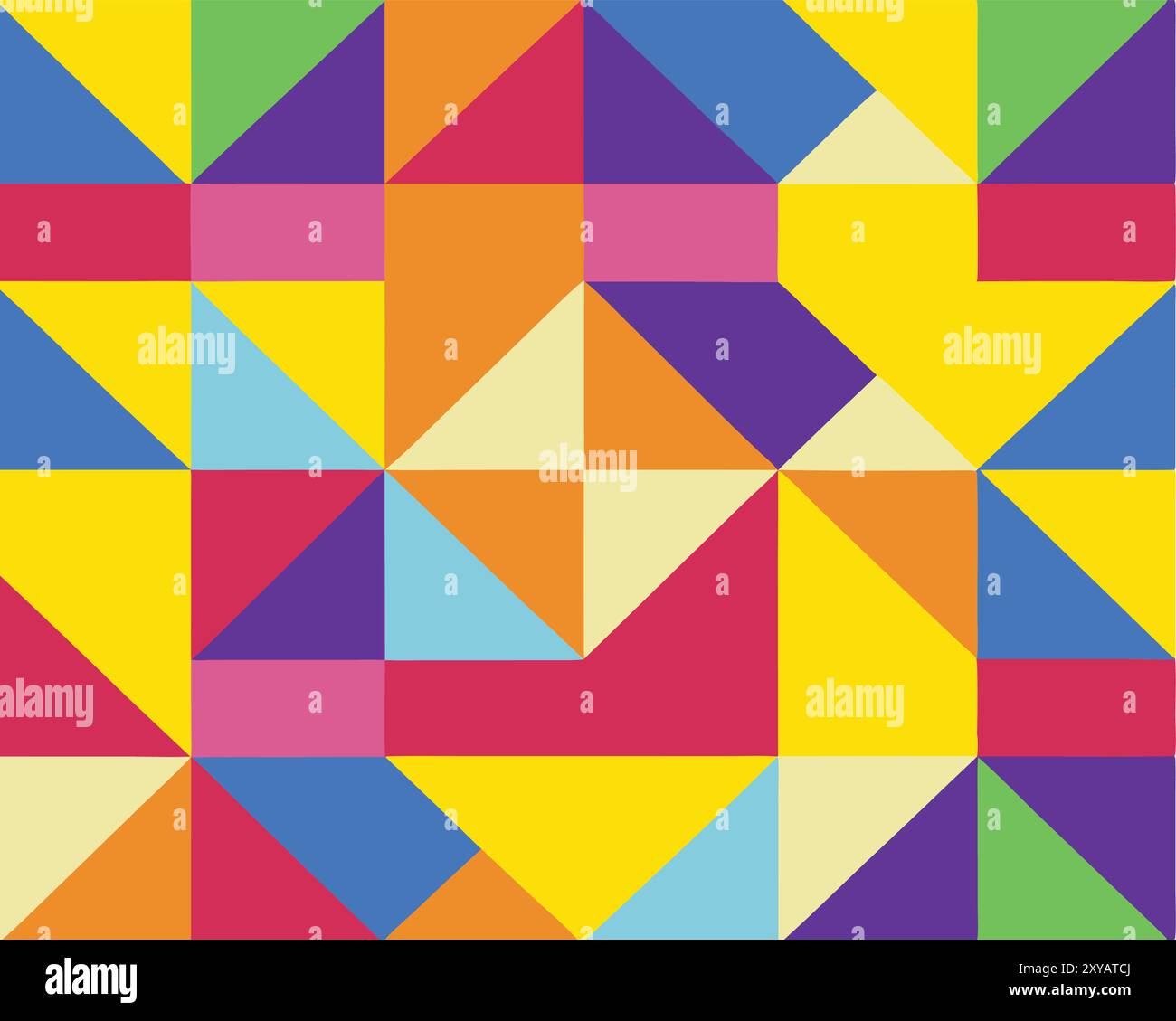 Colorful Geometric Background - Vibrant Abstract Patterns for Modern ...