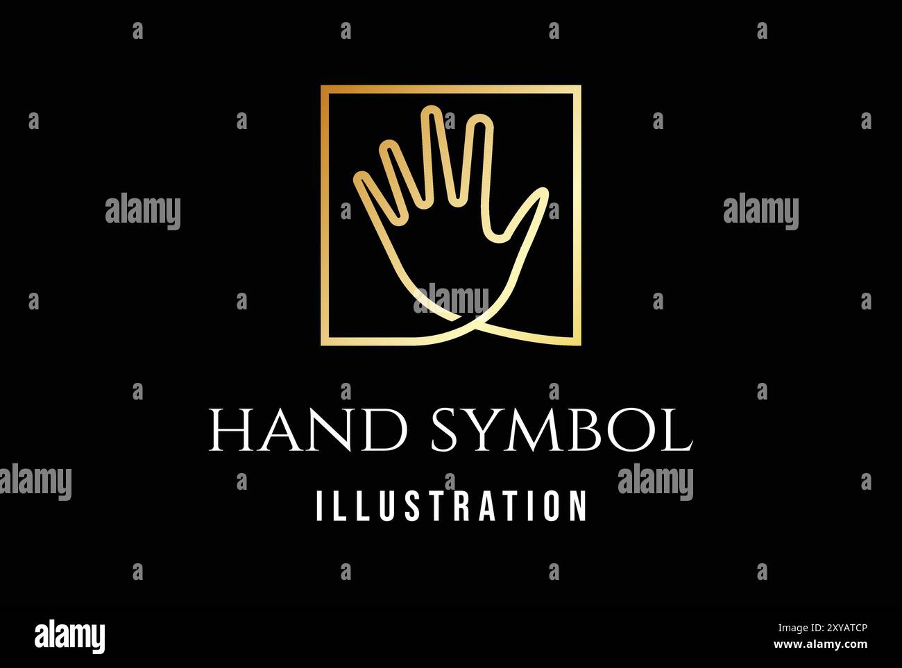 Golden handshake symbol hi-res stock photography and images - Alamy