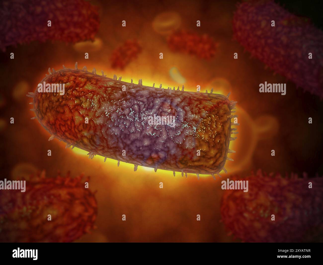 Detailed viral particles hi-res stock photography and images - Alamy