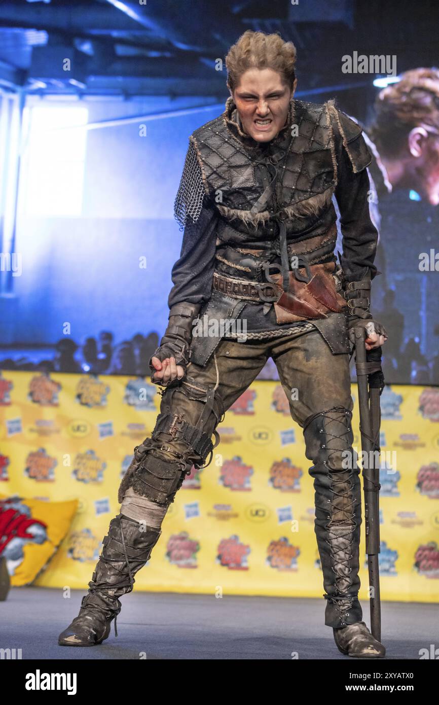 DORTMUND, GERMANY, December 1st 2018: Cosplayer The Trashqueen portrays ...