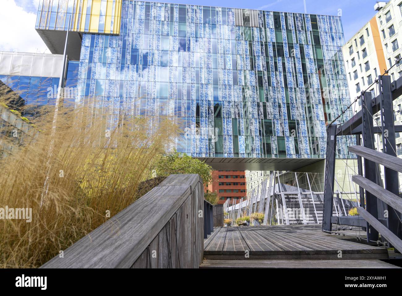 Green spaces around buildings, here at Hogeschool Inholland Rotterdam ...