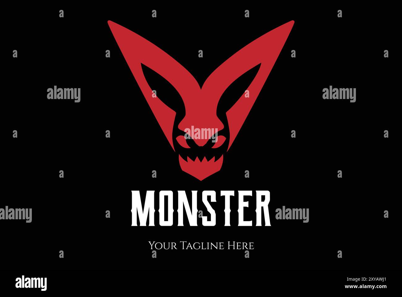 Red devil logo hi-res stock photography and images - Alamy